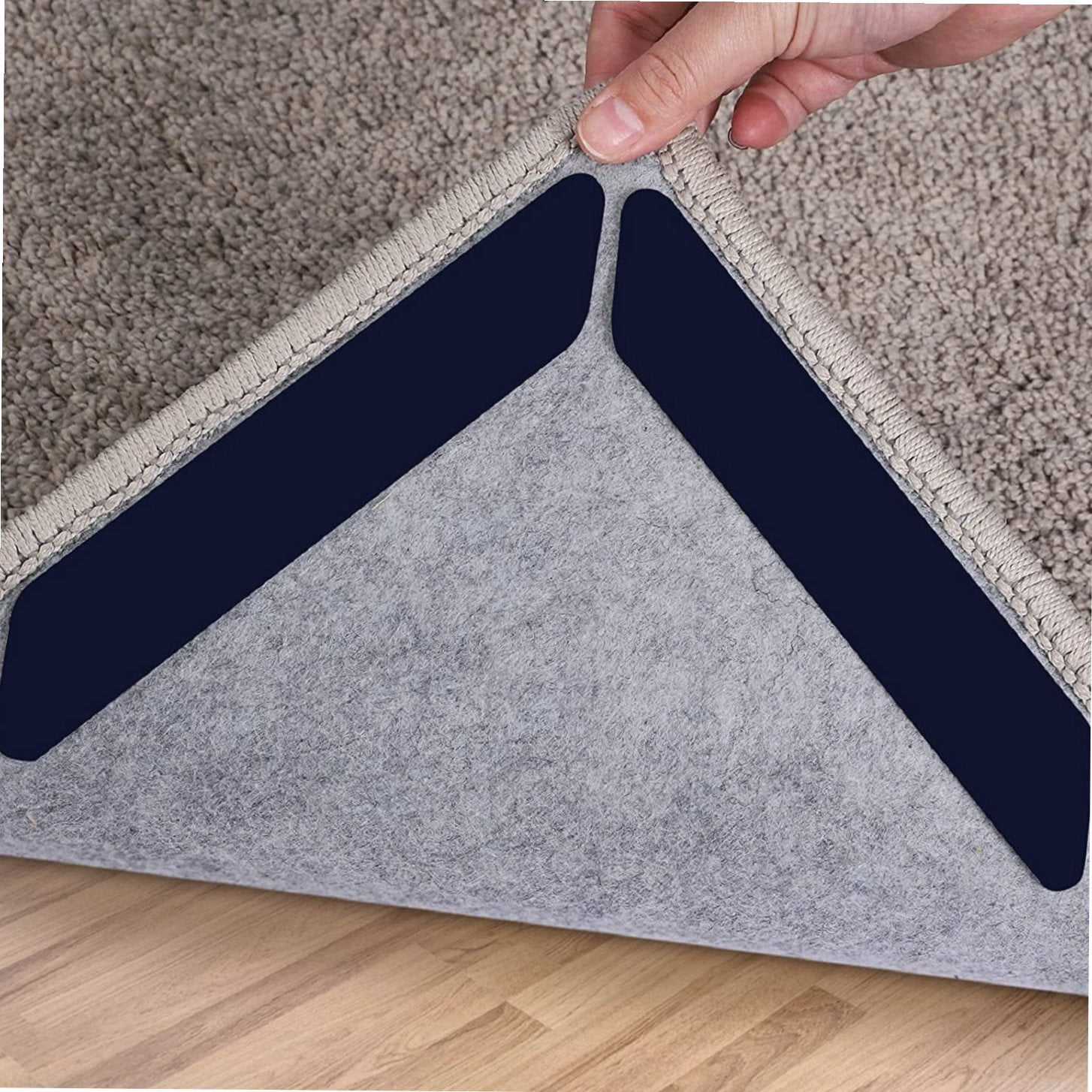 Dockapa Rug-Grip Adhesive Rug Pads, Non-Slip Backing (16 Count ...