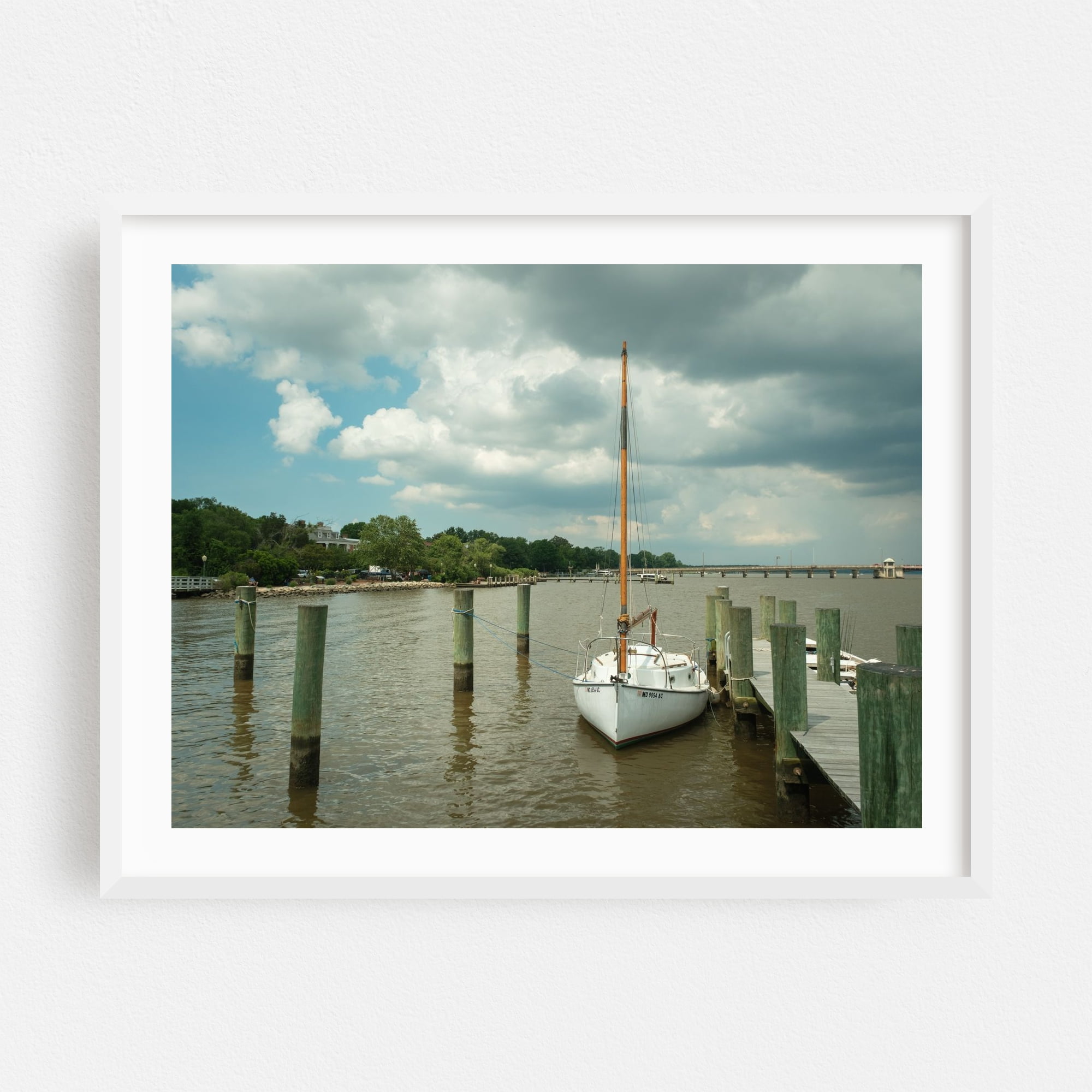 Docked in Chestertown 01 - Chestertown Maryland Photography Boat Harbor ...