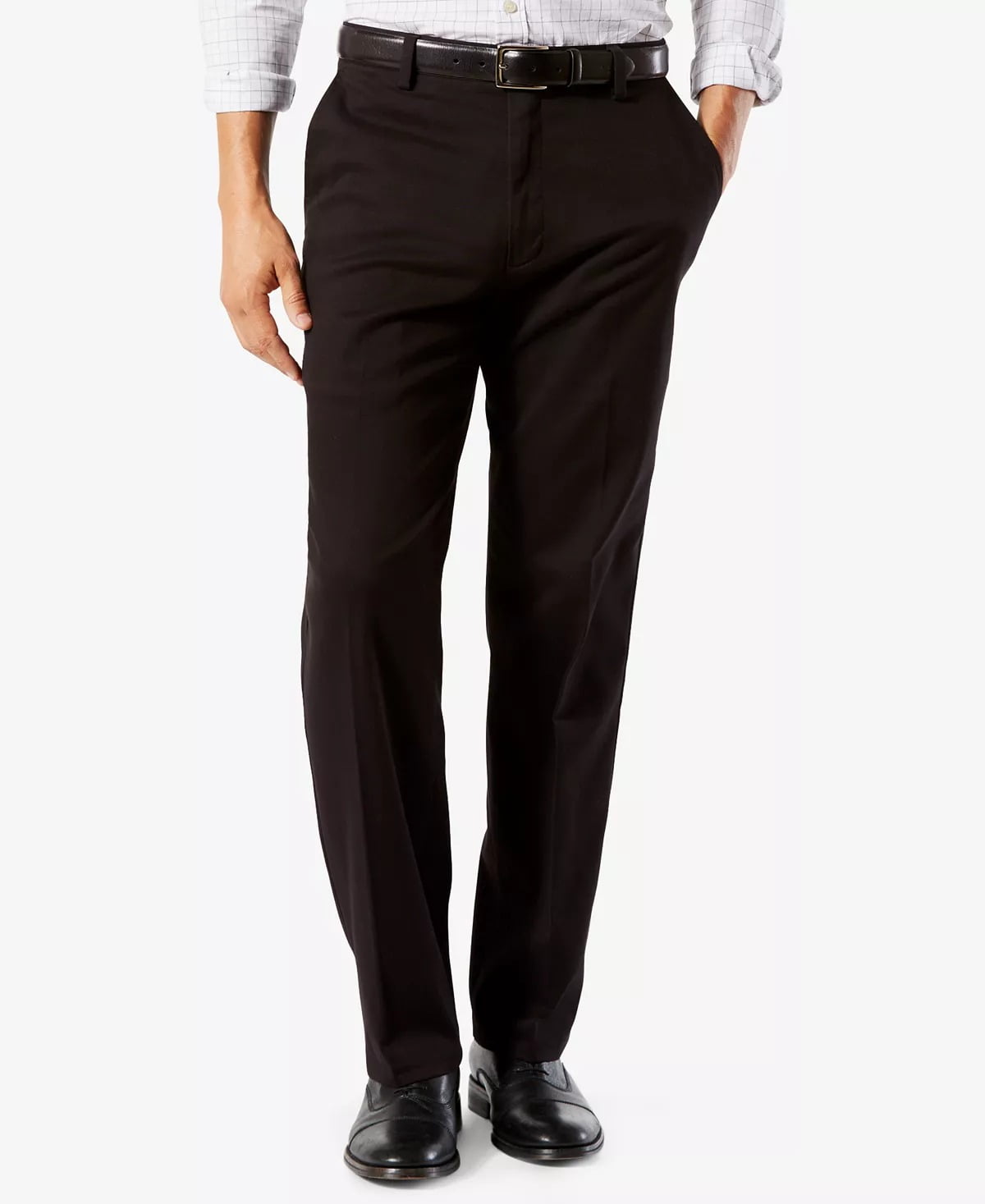 Dockers BLACK Men's Big & Tall Classic Fit Easy Khaki Pants,US 50x28 ...