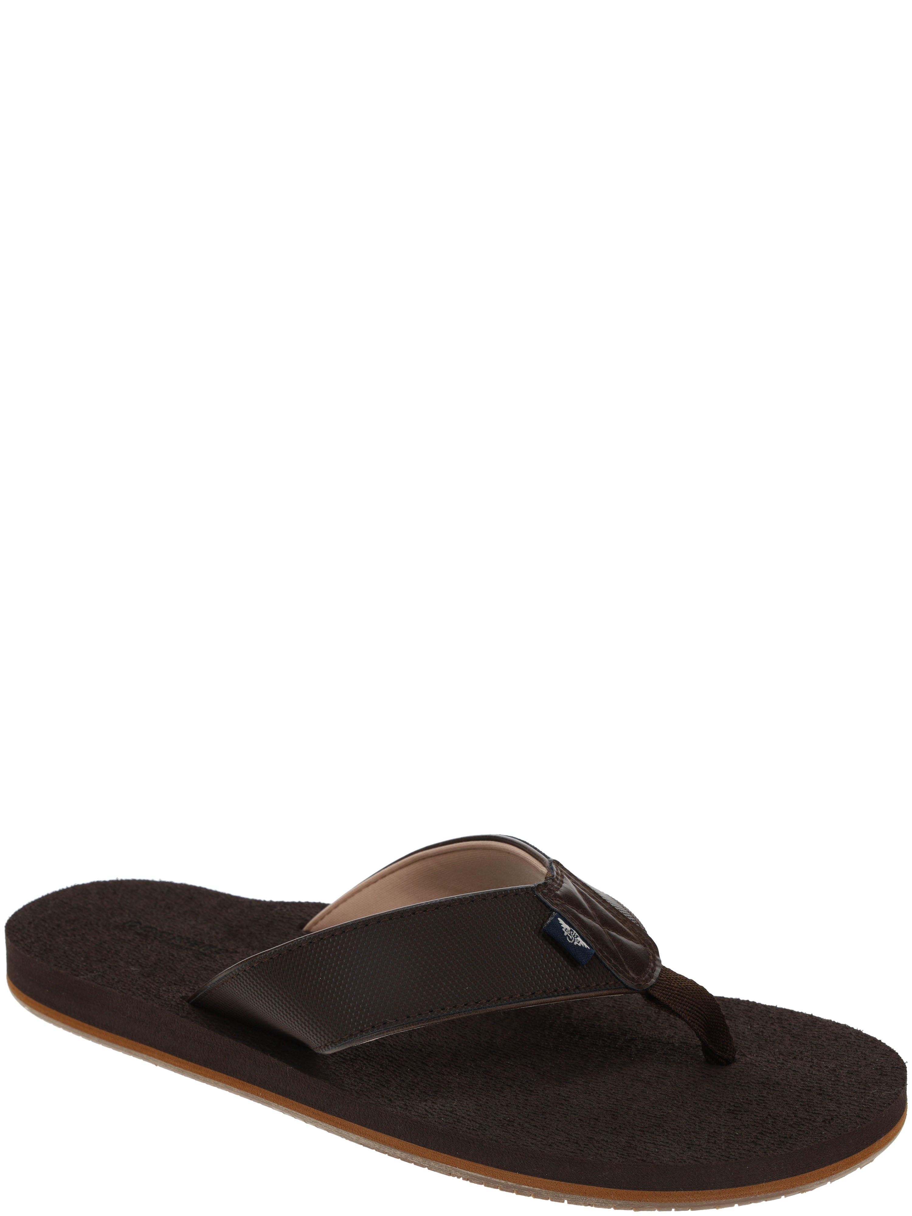 Dockers Comfort Cush Flip-Flop Slide, Brown, Medium - Walmart.com