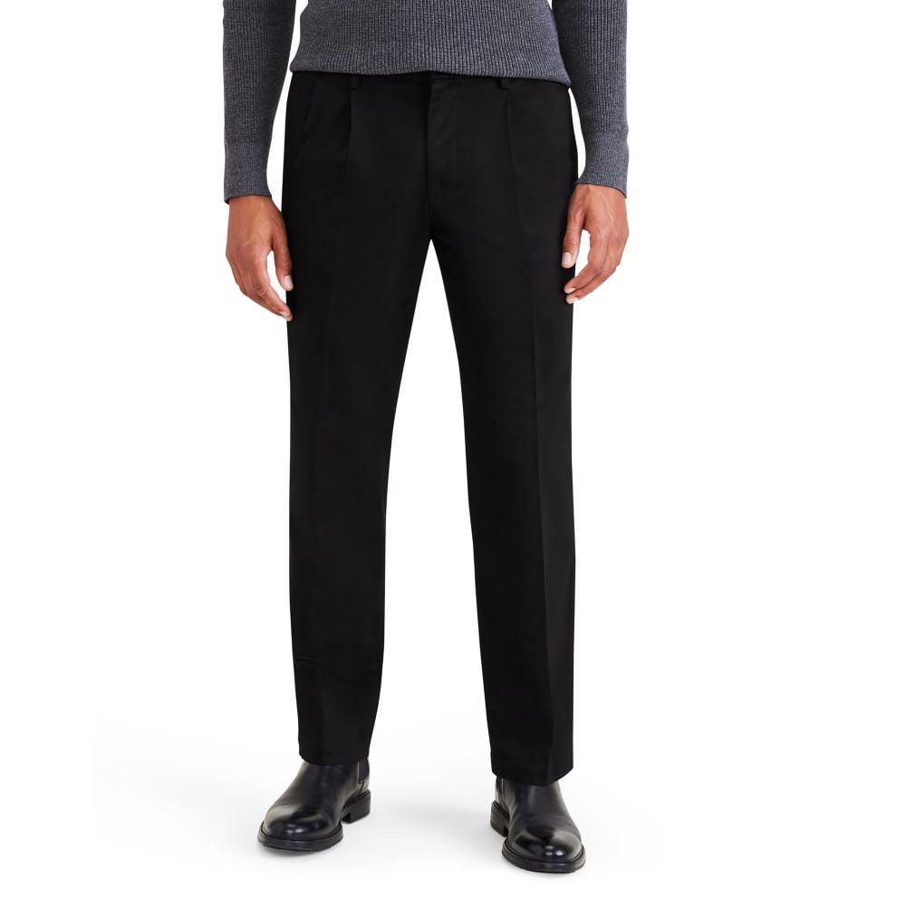 Dockers Men's Classic Fit Signature Pleated Khaki Pants - Walmart.com