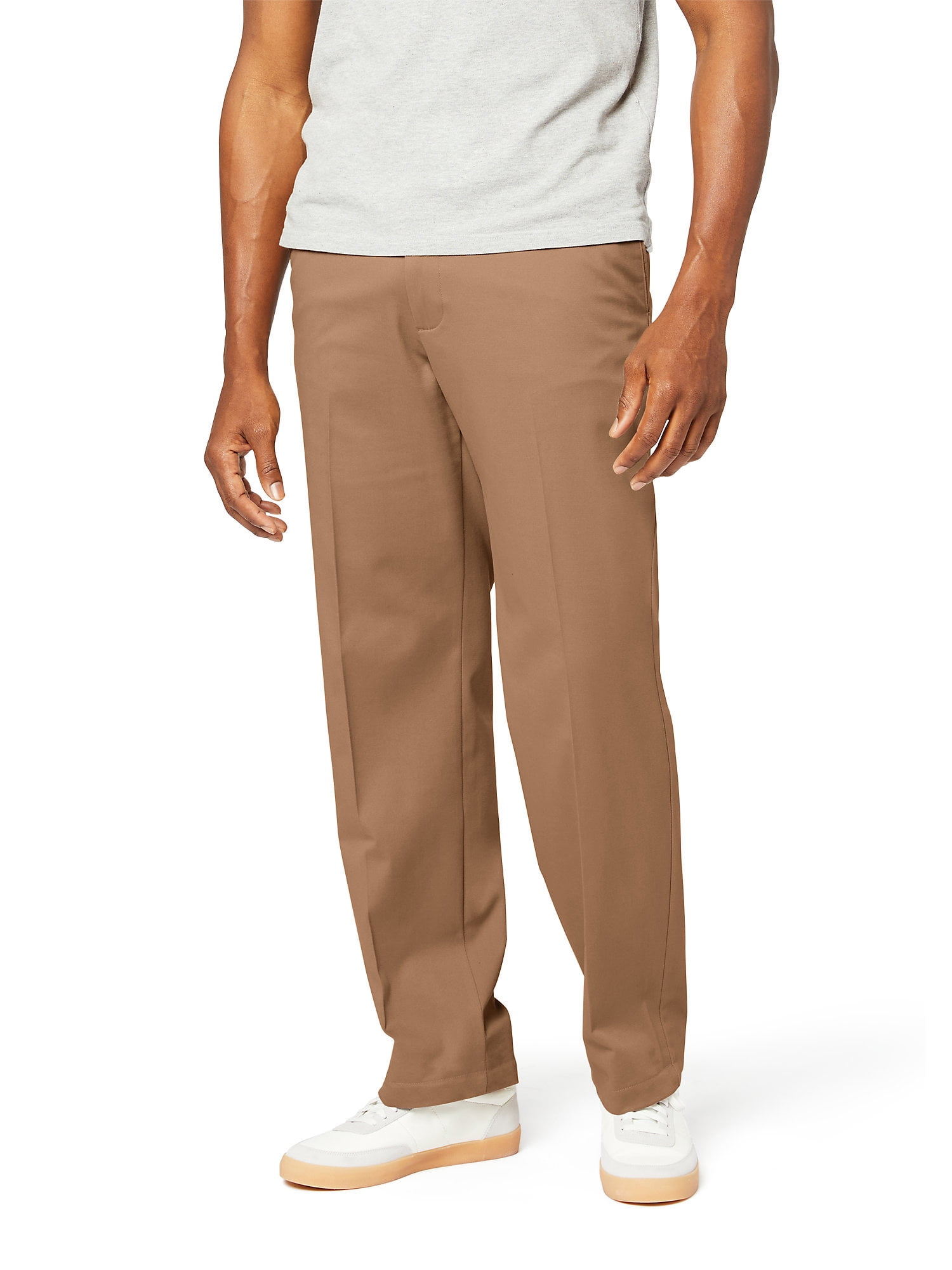 Dockers Men's Classic Flat Front Easy Khaki Pant with Stretch - Walmart.com