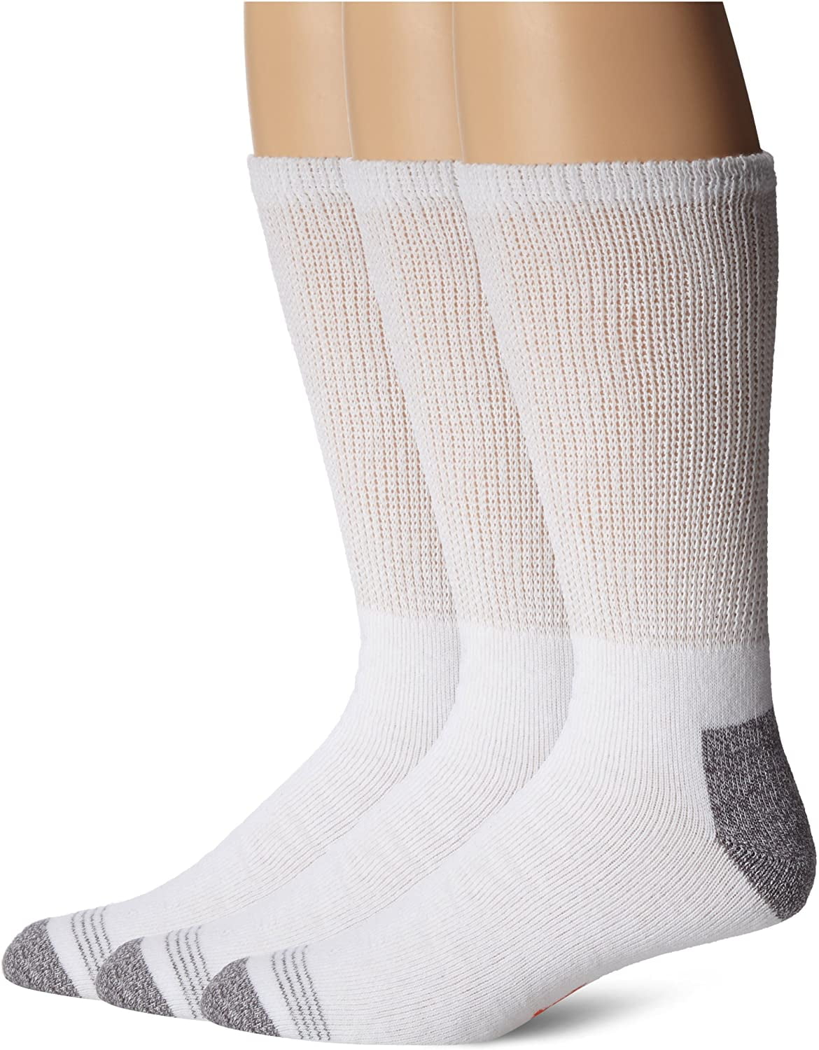Dockers Men's Cushion Comfort Non Binding Basic Cotton Crew Socks ...