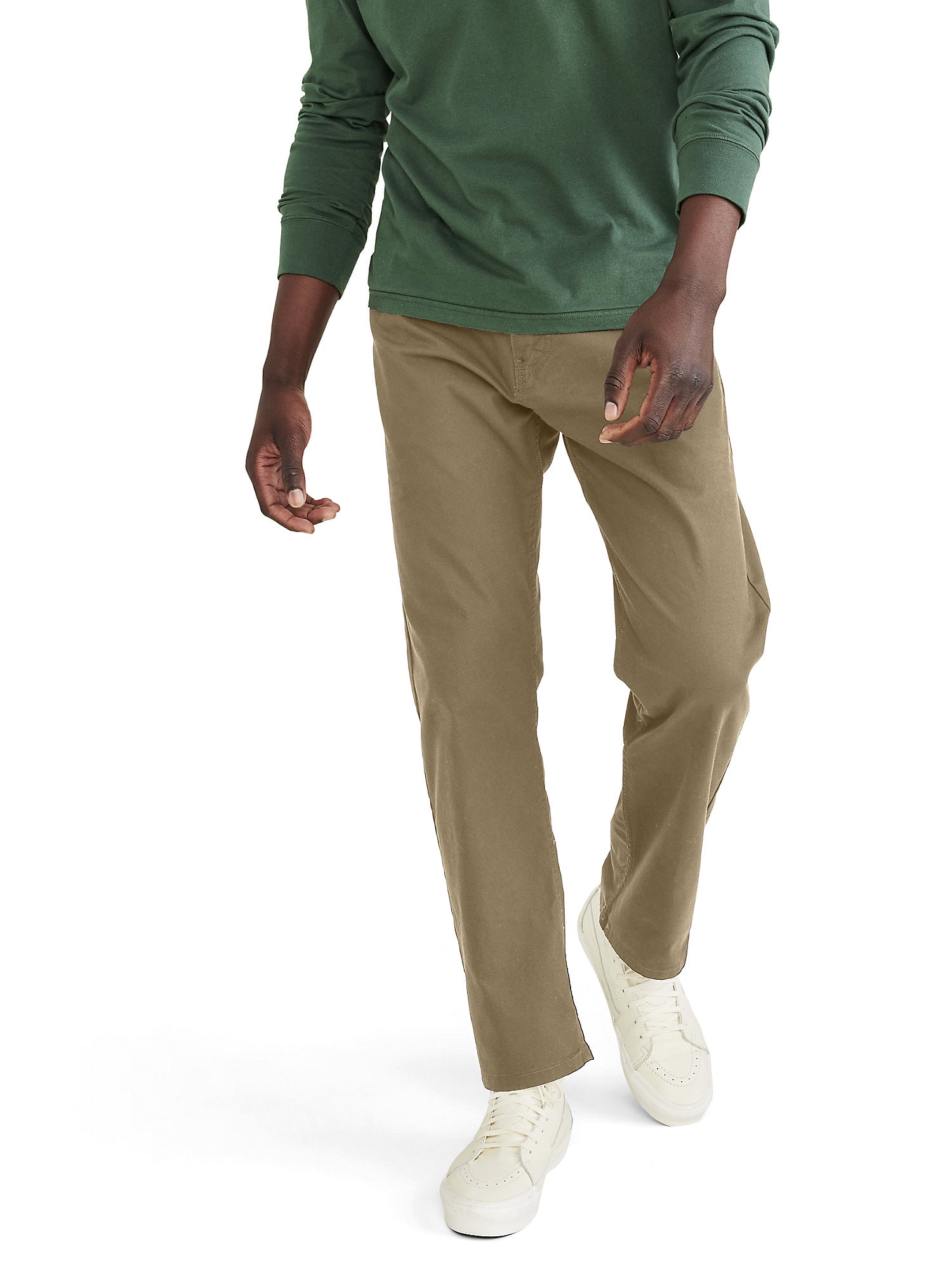 Dockers Men's 5-Pocket Straight Fit Pants with Stretch - Walmart.com