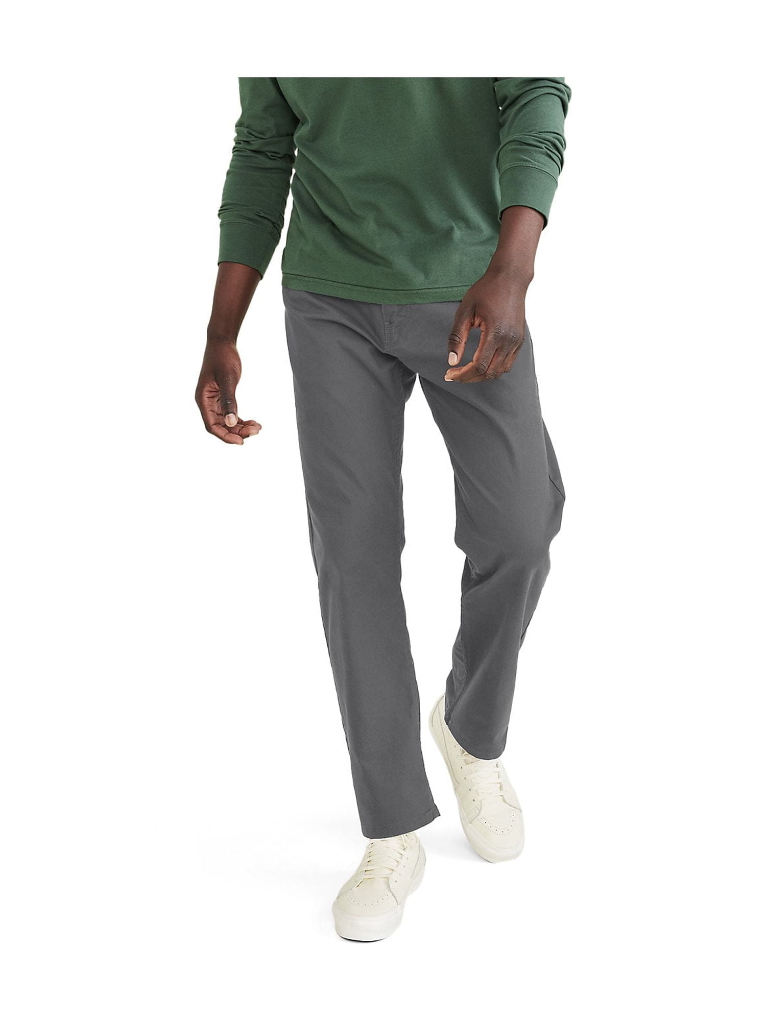 Dockers Men's 5-Pocket Straight Fit Pants with Stretch - Walmart.com