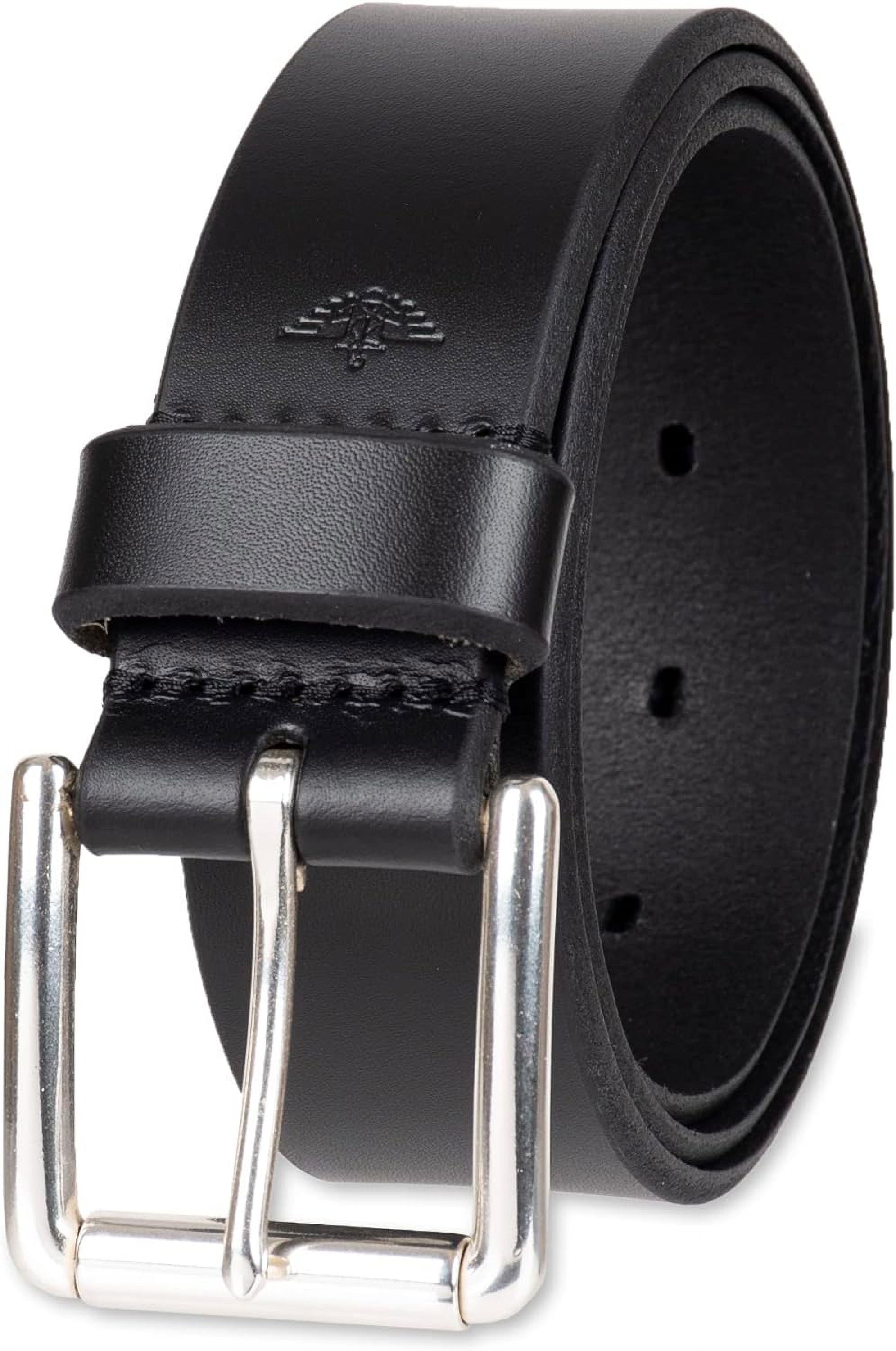 Dockers Men's Leather Casual Belt 42 Black - Walmart.com