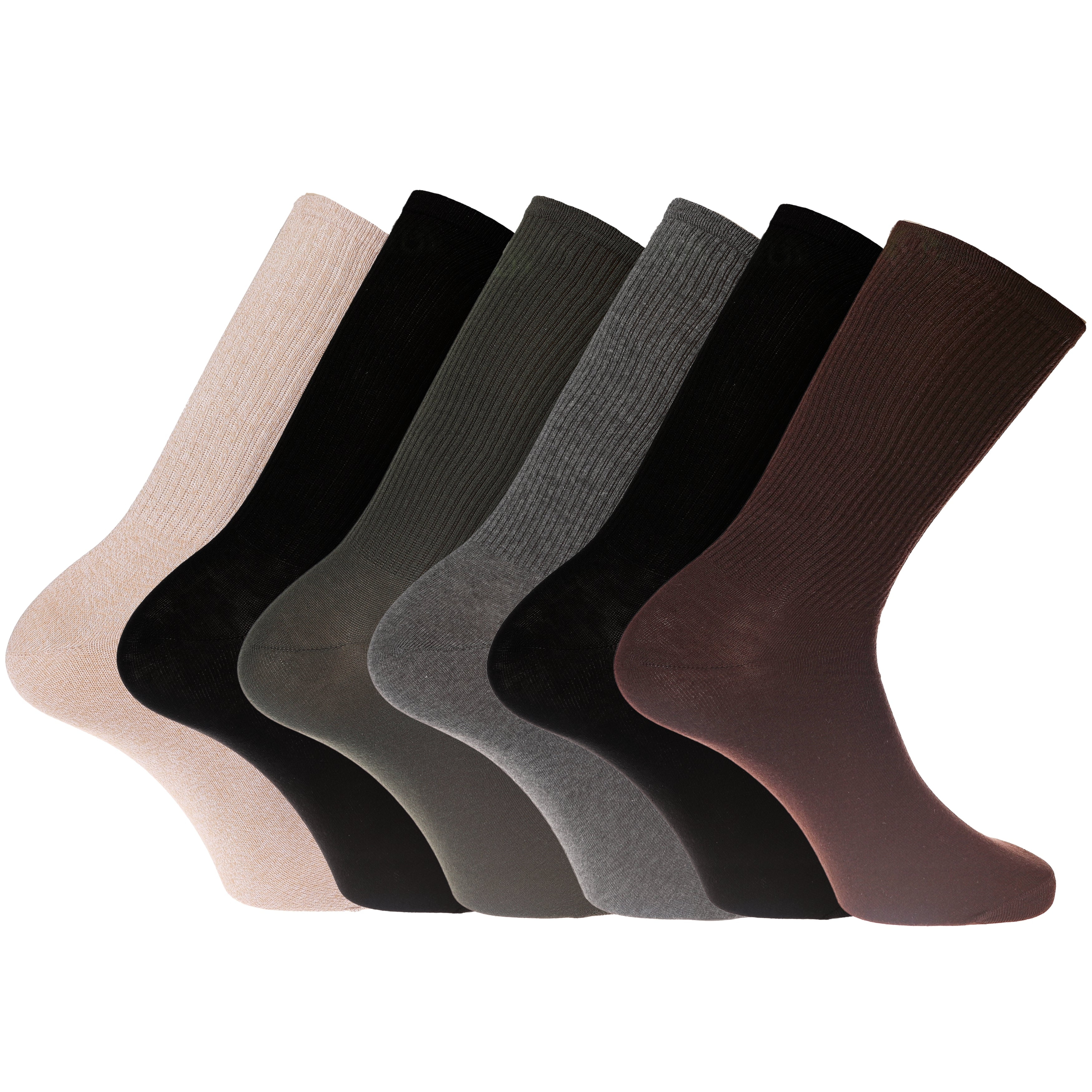 Dockers Men's Performance Socks - 3-Pairs and 6-Pairs Athletic and Dress Crew Socks for Men ...