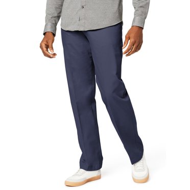 Dockers Men's Classic Pleated Easy Khaki with Stretch - Walmart.com