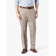 Dockers Men's Classic Pleated Easy Khaki with Stretch - Walmart.com