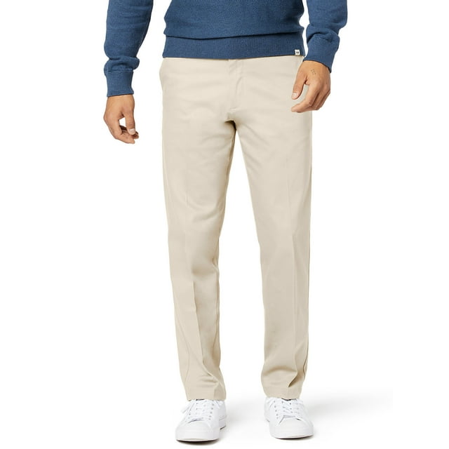 Dockers Men's Signature Straight Fit Creased Khaki - Walmart.com