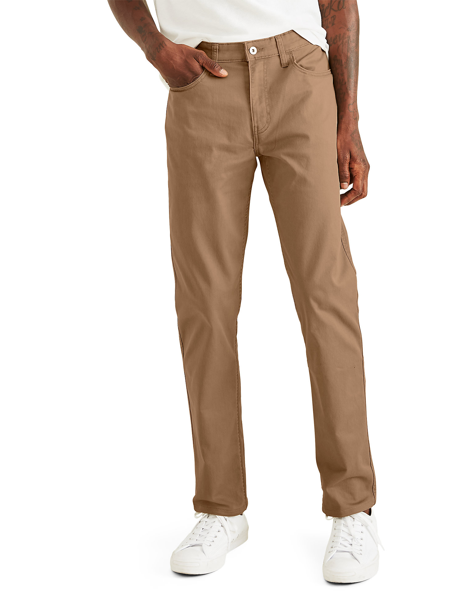 George Men's Premium Straight Fit Khaki Pants - Walmart.com