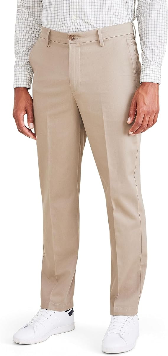 Dockers Men's Straight Fit Signature Iron Free Khaki with Stain ...