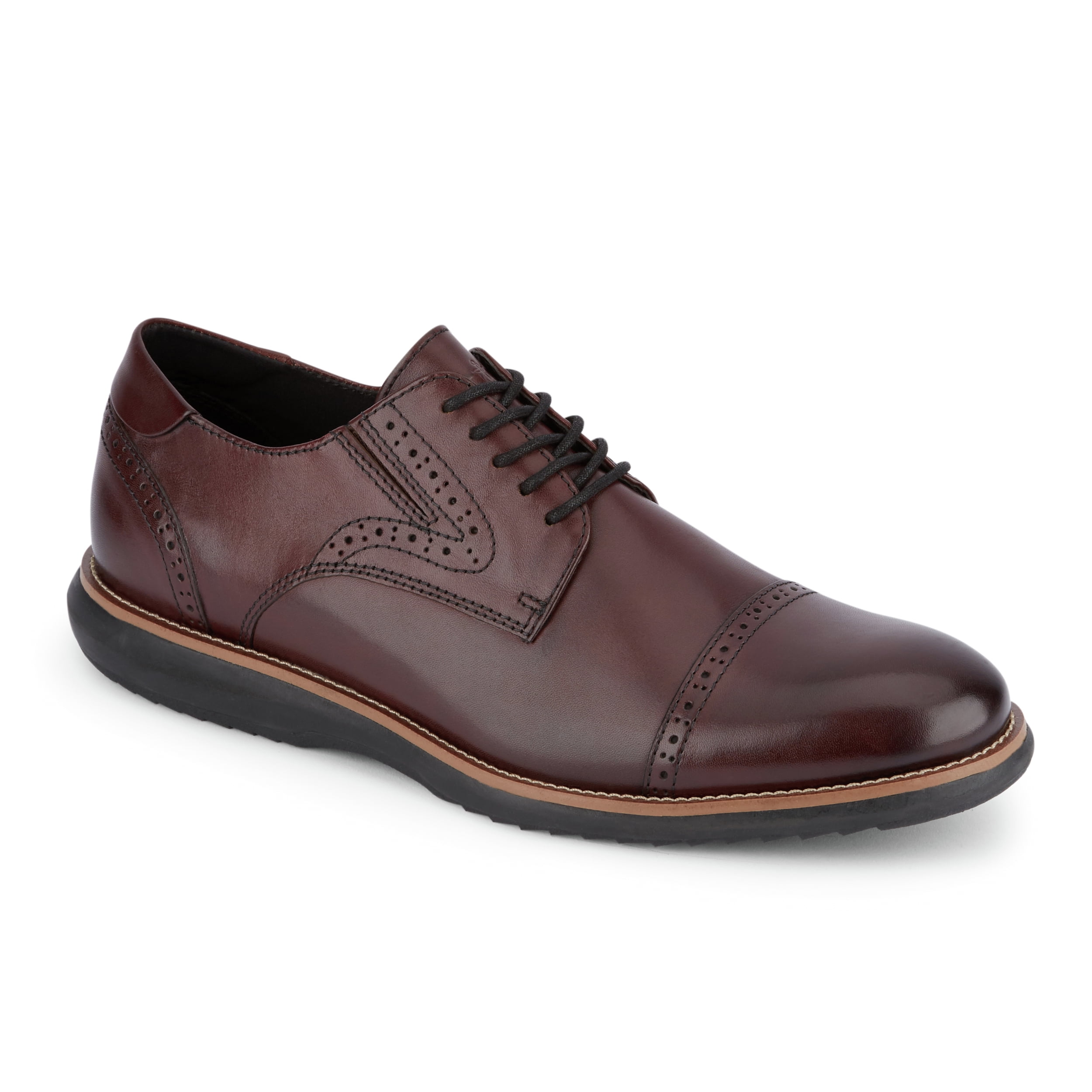 Dockers Mens Beecham Comfort Leather SMART SERIES Dress Oxford Shoe ...
