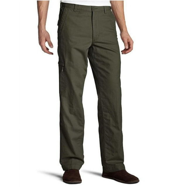 Dockers Mens Classic Fit Comfort Cargo Pants Green Size 40X29 - Walmart.com