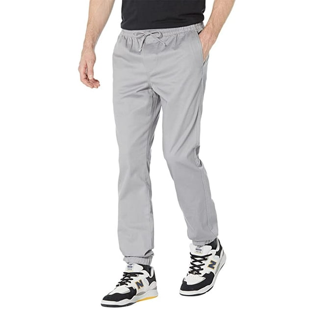 Dockers Mens Ultimate Slim-Fit Sharkskin Jogger Pants Grey Medium ...