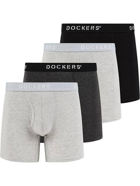 Champion Men's Medium Boxer Brief 5-pack - Black, Gray, Blue, Moisture ...