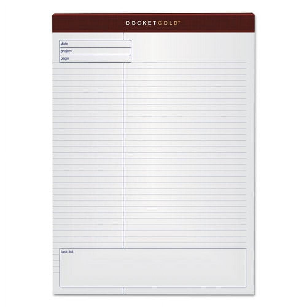 Docket Gold Planning Pads, Project-Management Format, Quadrille Rule (4 ...