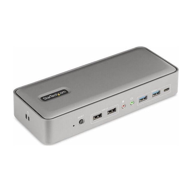 Startech Dual-Laptop USB-C KVM Dock, Dual 4K Display, 5x USB Hub, 90W ...