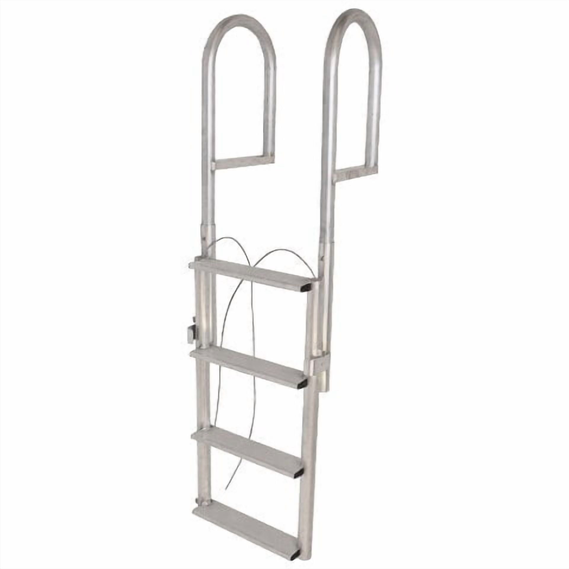 Dockmate Boat Wide Dock Lift Ladder 4LLWDS-DM | 4-Step Aluminum ...