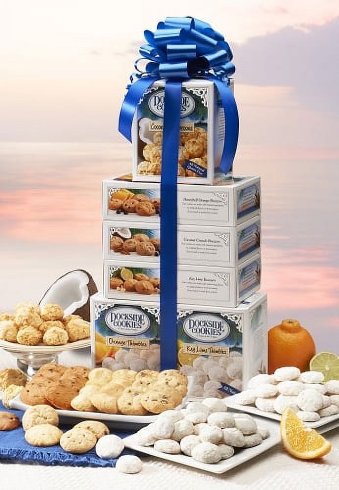 Dockside Market Assorted Cookie Tower - Tropical Cookie Delights, 6 ...