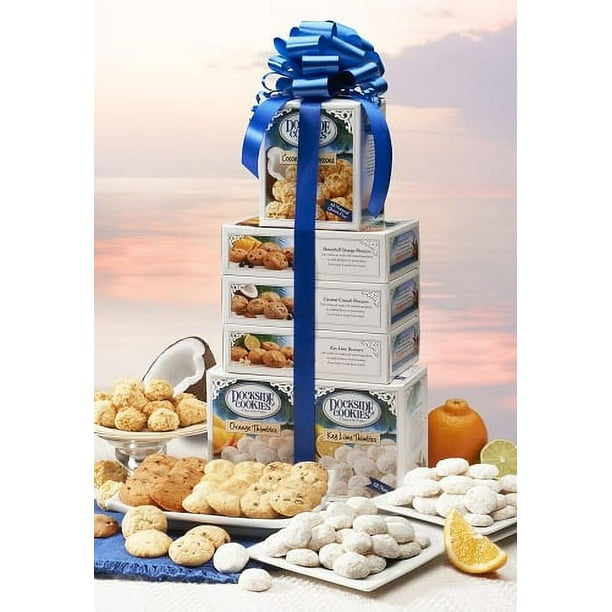 Dockside Market Assorted Cookie Tower - Tropical Cookie Delights, 6 ...