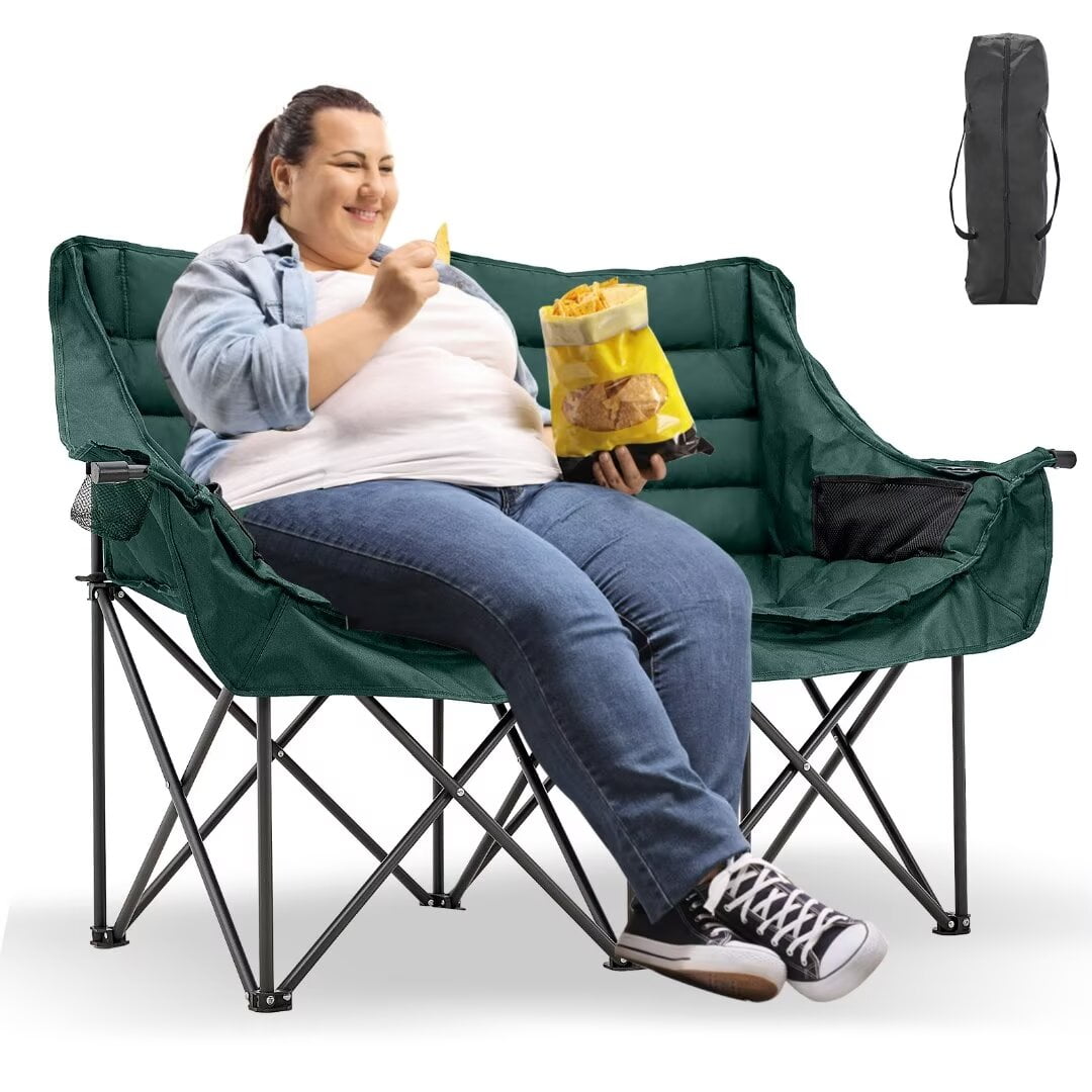 Docred Camping Chairs for Adults,Oversize Portable Camping Chairs ...