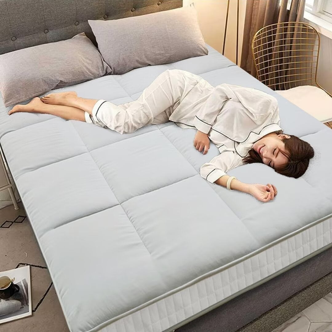 Docred Japanese Floor Mattress Futon Mattress, 4" Memory Foam Foldable ...