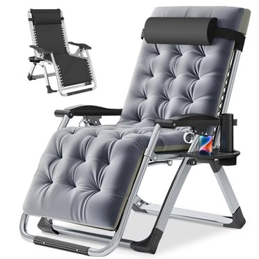 Lilypelle Zero Gravity Chair, Lawn Recliner, Reclining Patio Lounger ...