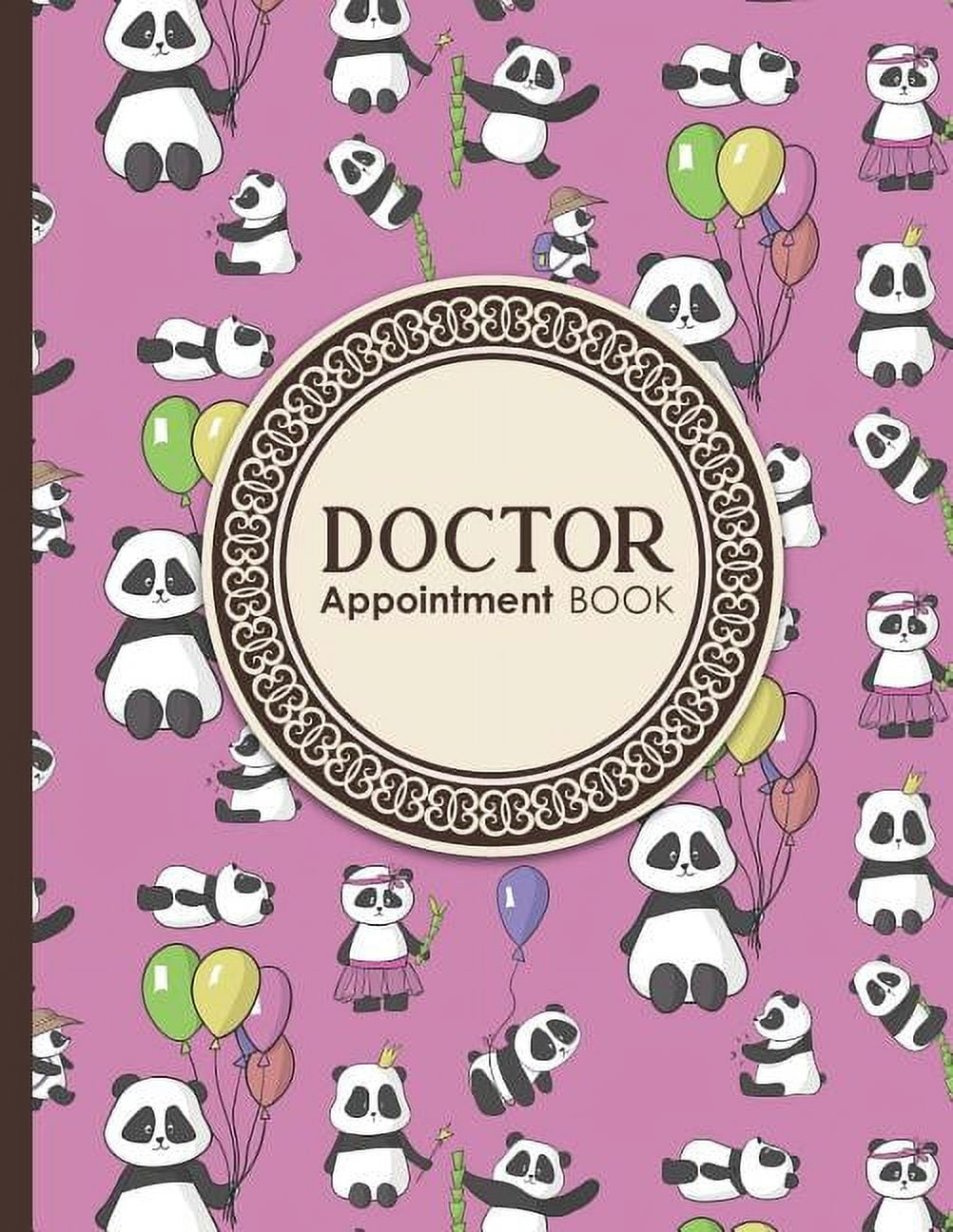 Doctor Appointment Book: 2 Columns Appointment Organizer Planner, Cute ...