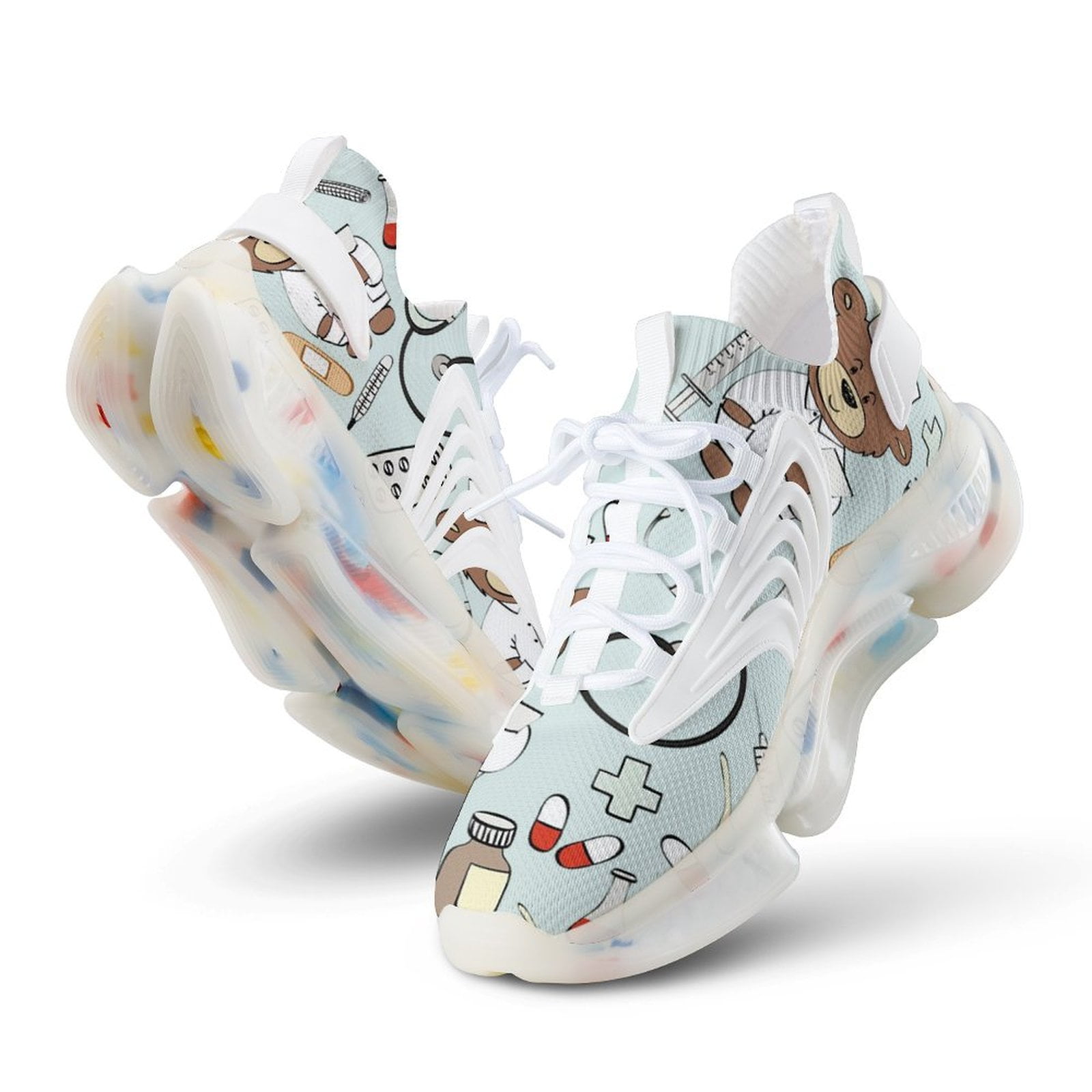 Doctor Bear Hospital Walking Shoes for Men Woman Lightweight Tennis ...