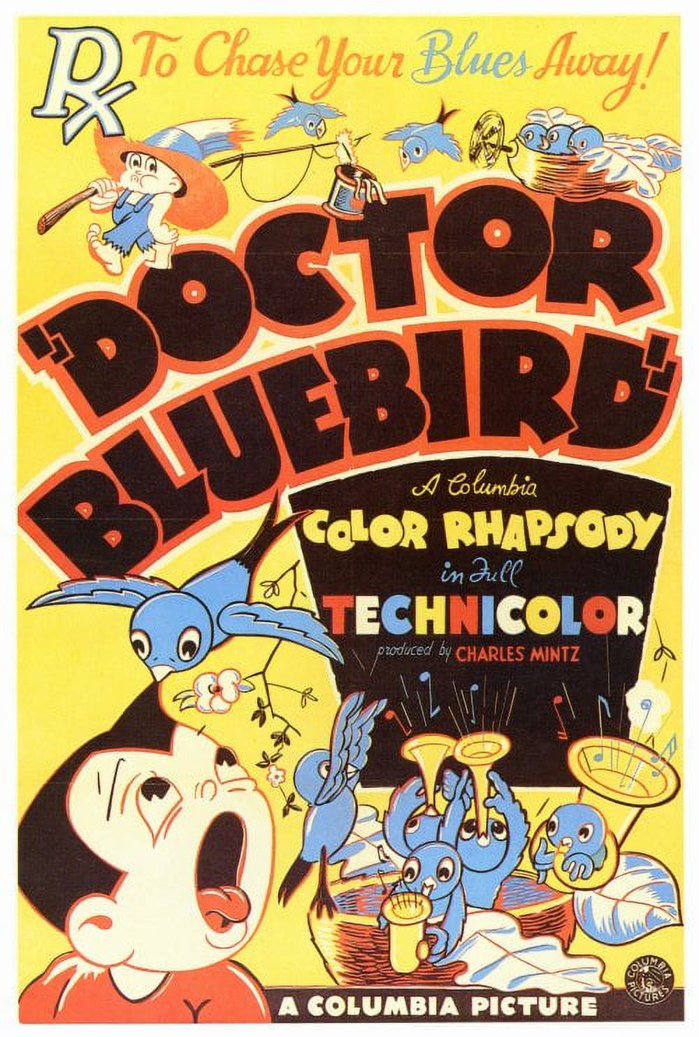 Doctor Bluebird - movie POSTER (Style A) (27" x 40") (1936) - Walmart.com