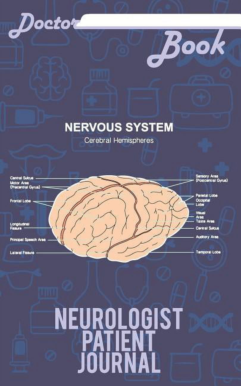 Doctor Book - Neurologist Patient Journal: 200 Cream Pages with 5 X 8 ...