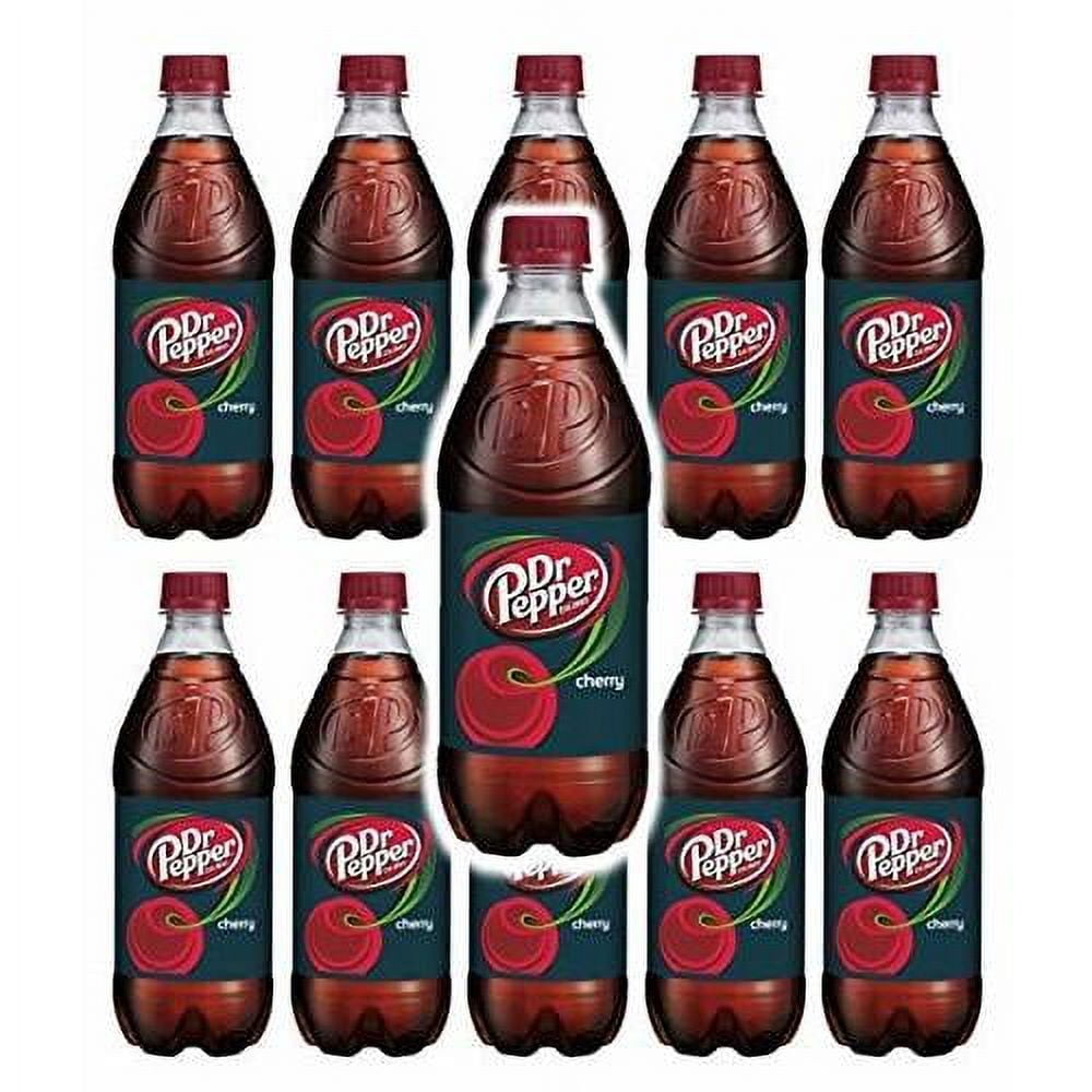 Doctor Cherry 20Oz Soda Bottles (Pack Of 12, Total Of 240 Fl Oz ...