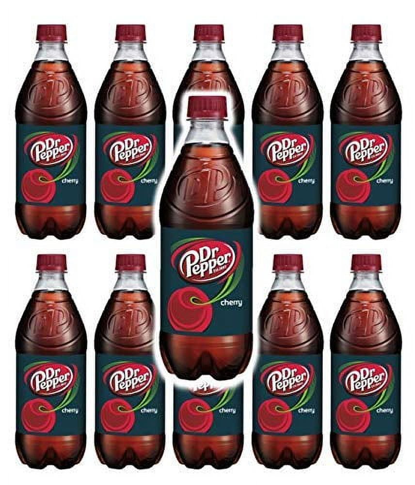 Doctor Cherry 20oz Soda Bottles (Pack of 12, Total of 240 Fl Oz ...
