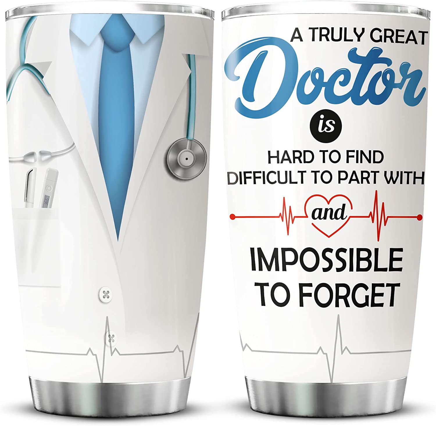 Doctor Coffee Tumbler 20 Oz A Truly Great Doctor Is Hard To Find ...