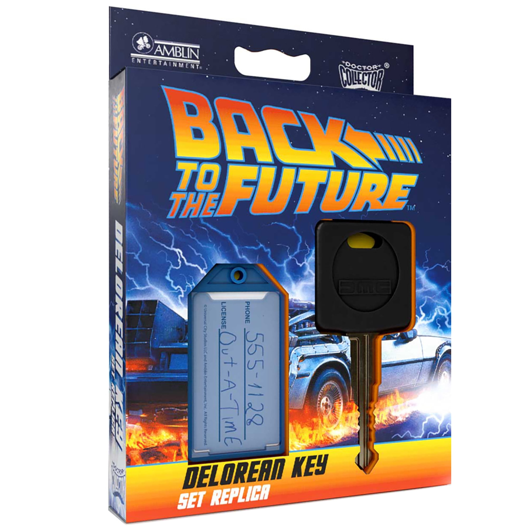 Doctor Collector Back to the Future DeLorean Key Set Replica - Walmart.com