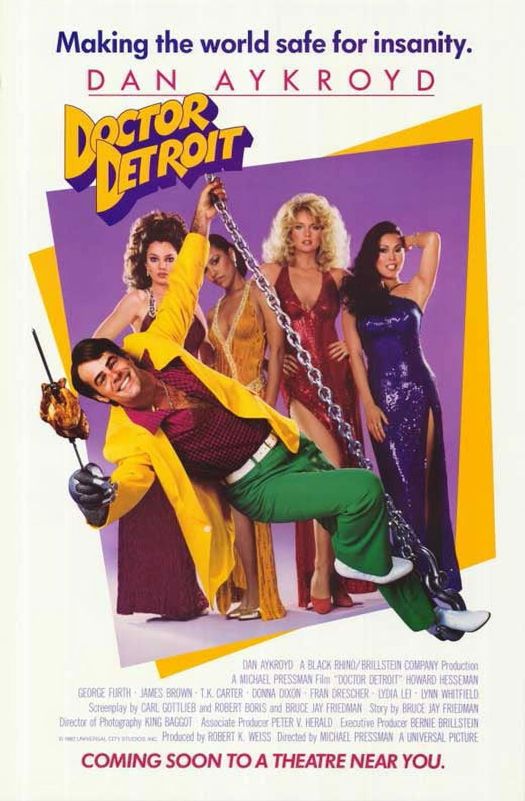 Doctor Detroit POSTER (27x40) (1983) - Walmart.com