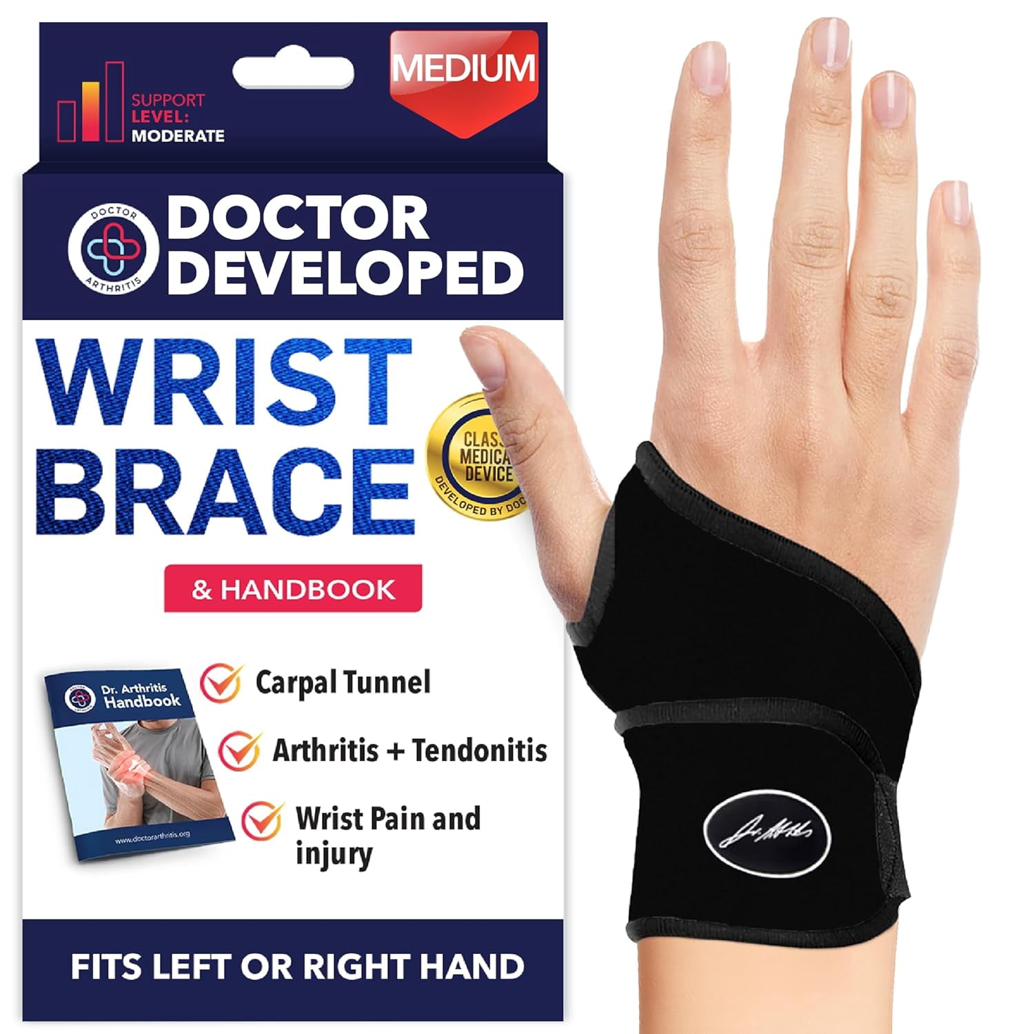 Doctor Developed Wrist Brace, Wraps for Carpal Tunnel Arthritis ...