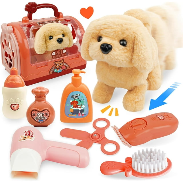 YCFUN Walking Dog Toys for Kids Toddlers, Electronic Puppy Pet Care ...