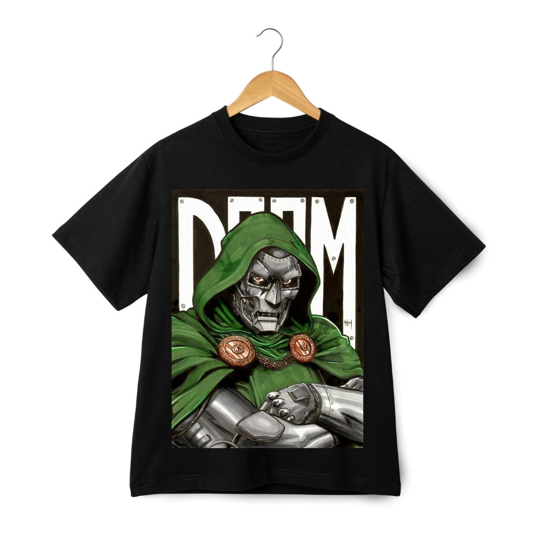 Doctor Doom Fantastic Four Villain Arms Crossed Heavy Armor Overlord T ...