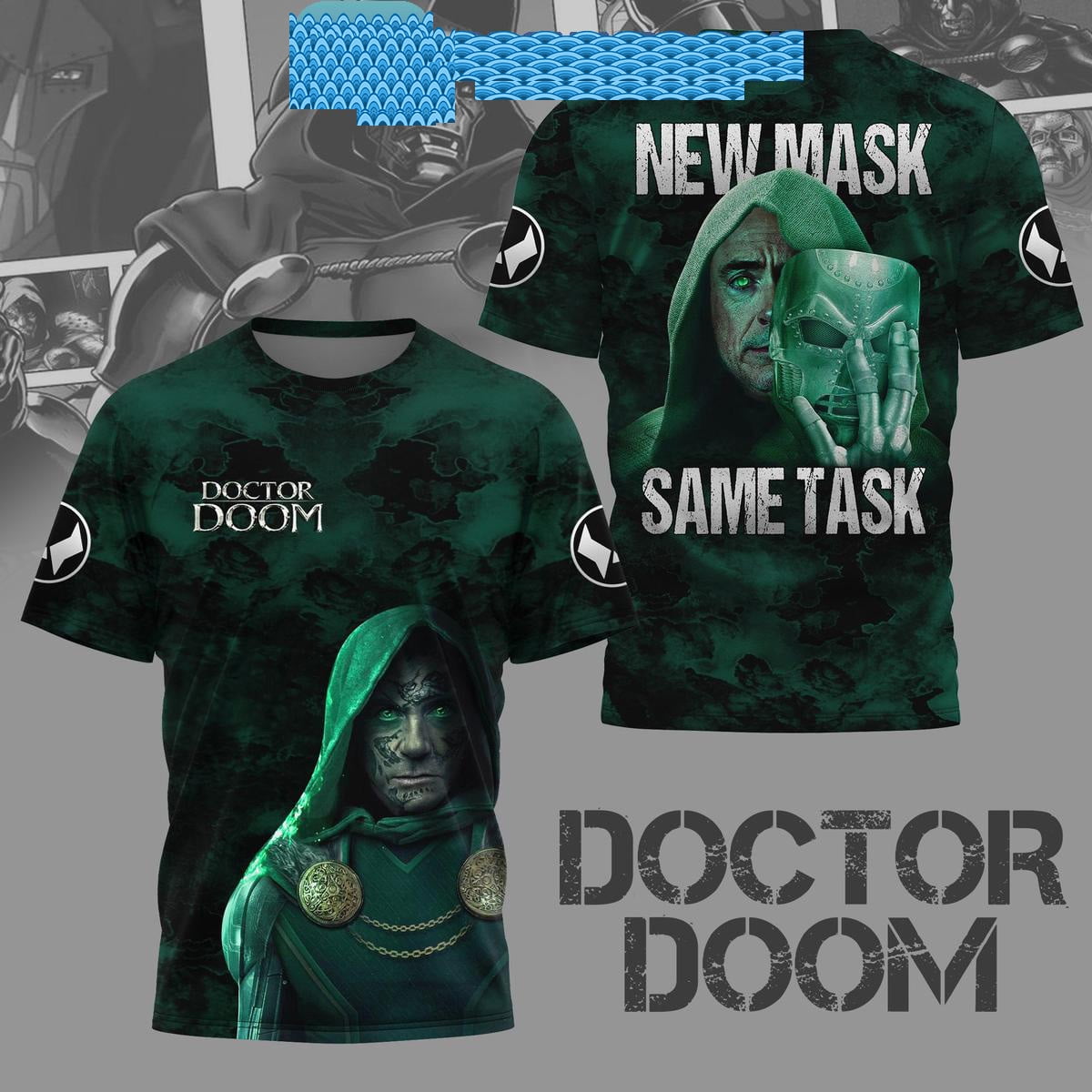 Doctor Doom New Mask Same Task Hoodie T Shirt - Walmart.com