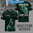 Doctor Doom New Mask Same Task Hoodie T Shirt - Walmart.com