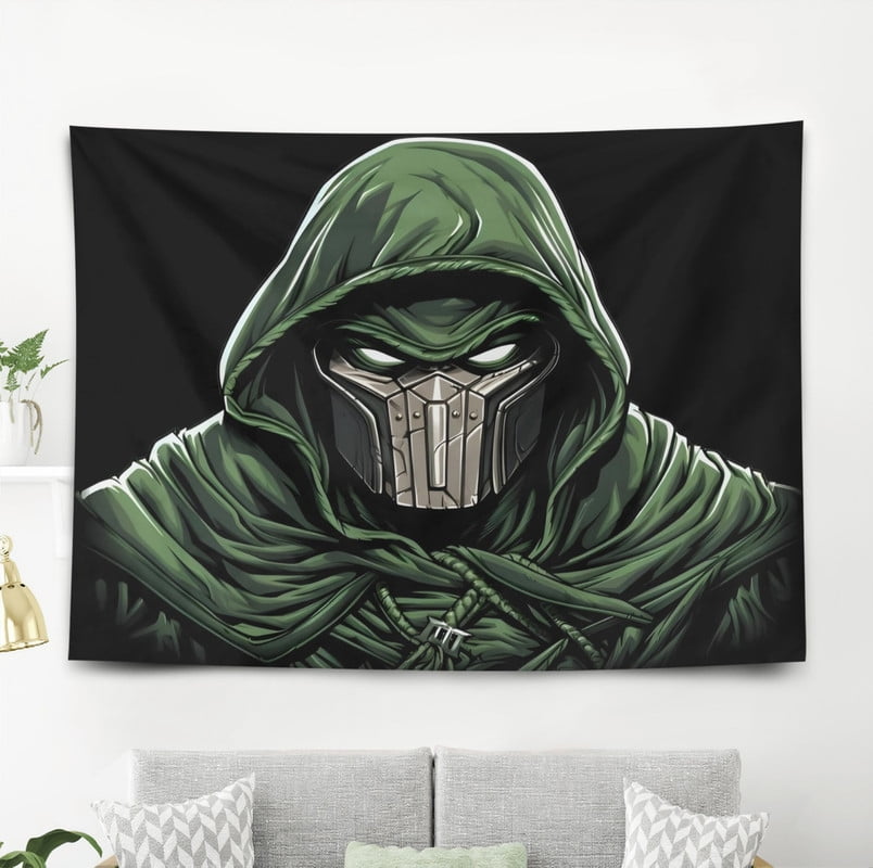 Doctor Doom Pattern Wall Hanging 50*60 Inches High-Quality Peach Skin ...