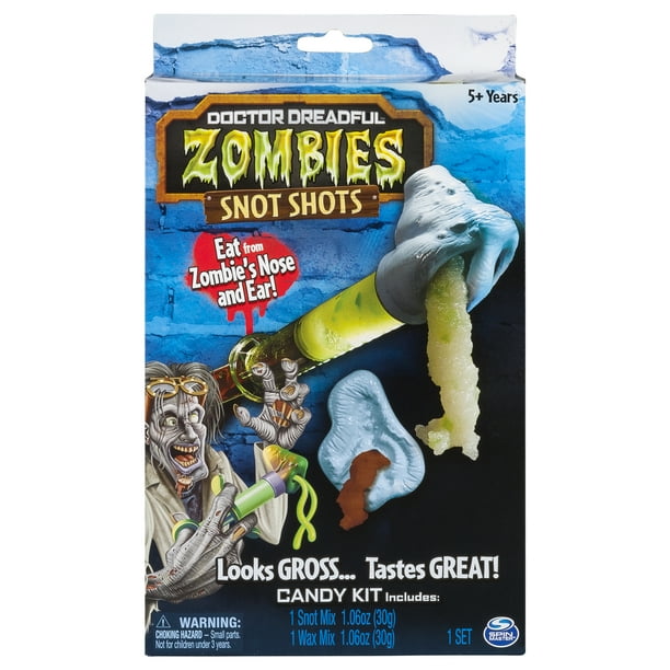 Doctor Dreadful Zombies Snot Shots Candy Mix with Accessories - Walmart.com