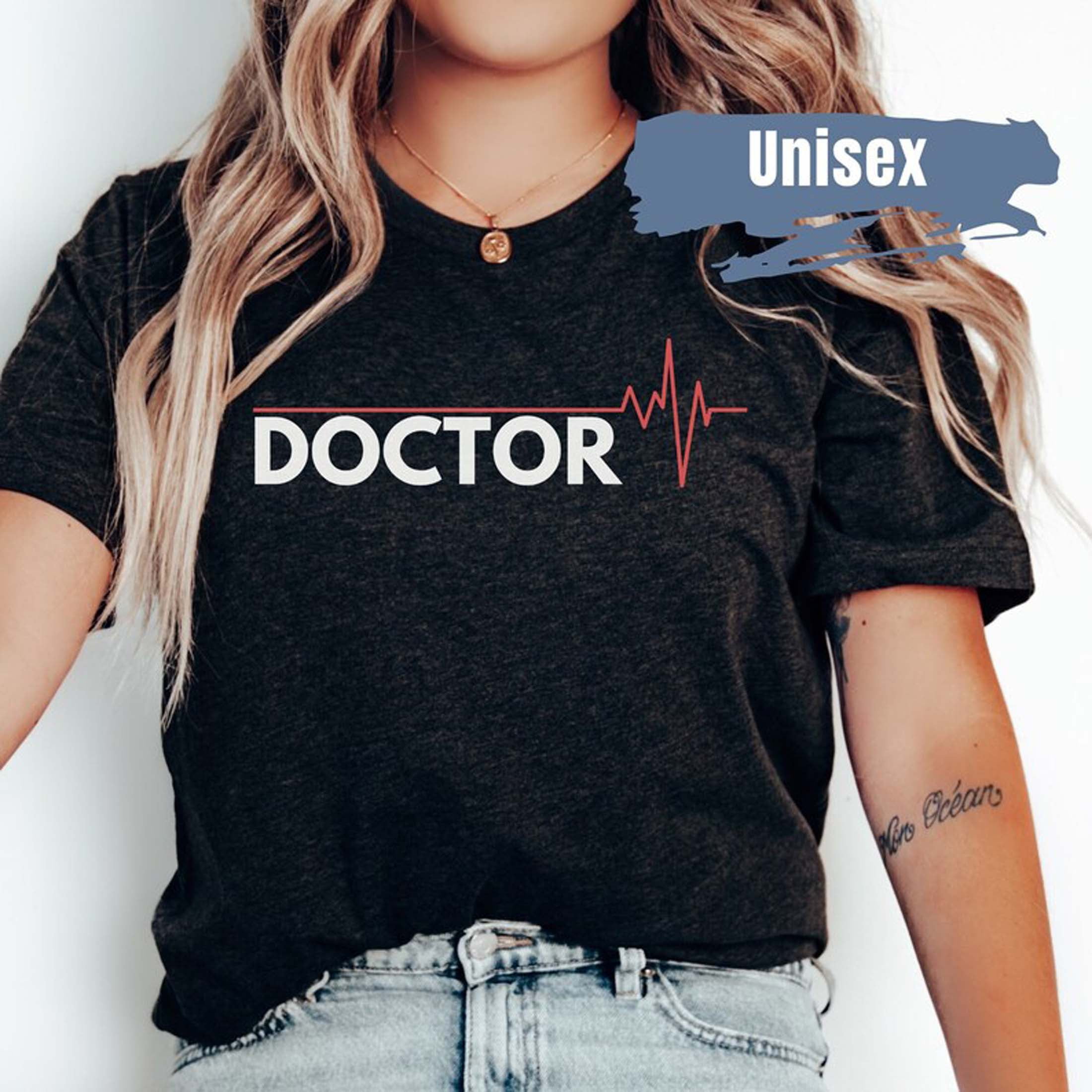 Doctor EKG Shirt Doctor Gift Md Gift Phd Graduation Gift Future Doctor ...