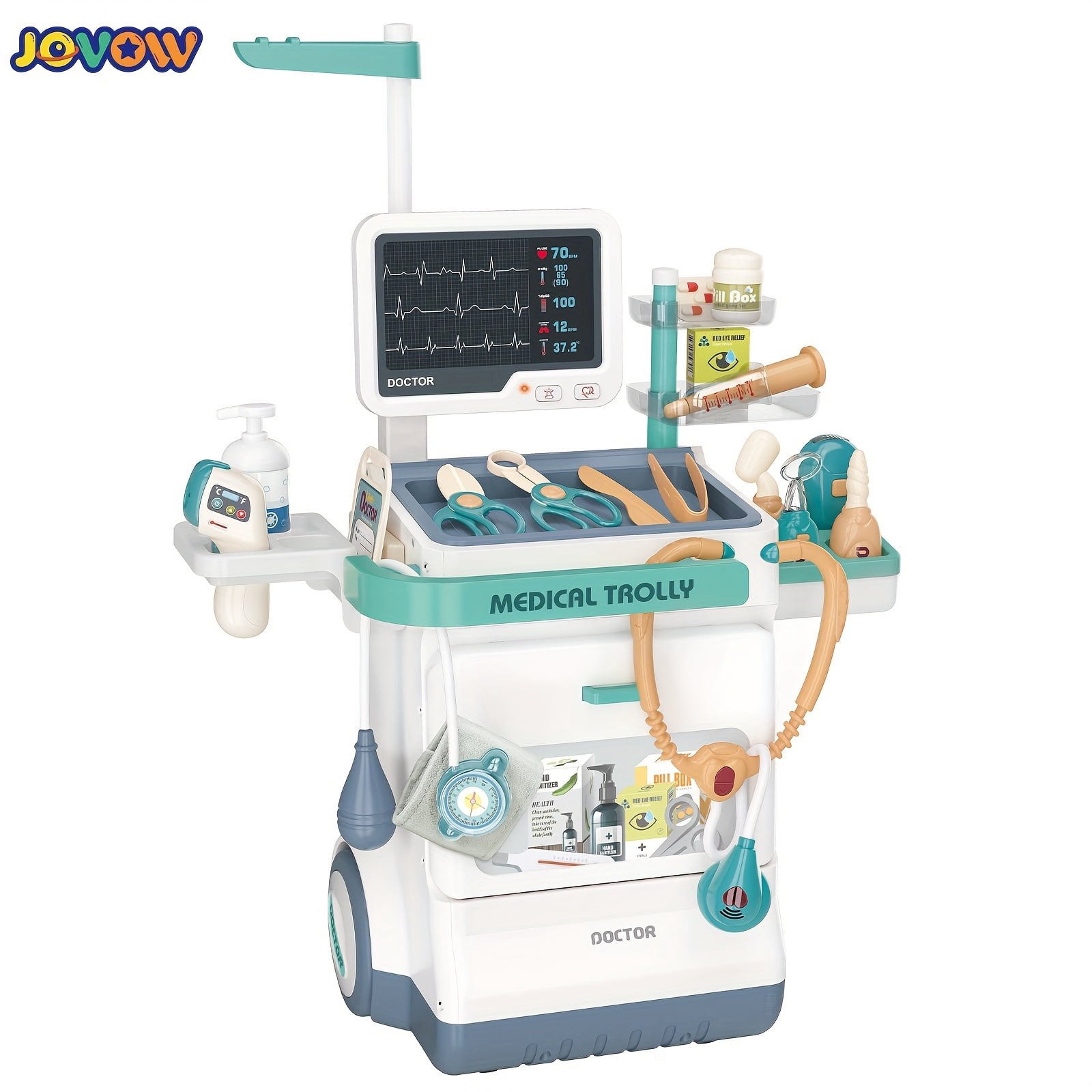 [ Doctor Game Medical] Doctor Game Medical Cart Set - Movable Doctor ...