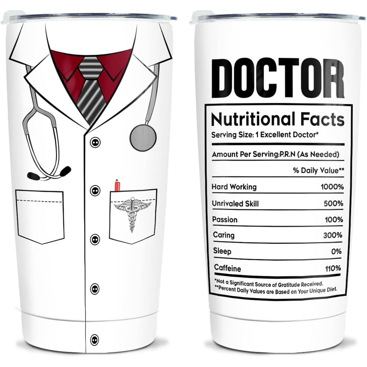 Doctor Gifts Doctor Tumbler 20oz Stainless Steel Insulated Tumblers Cup ...