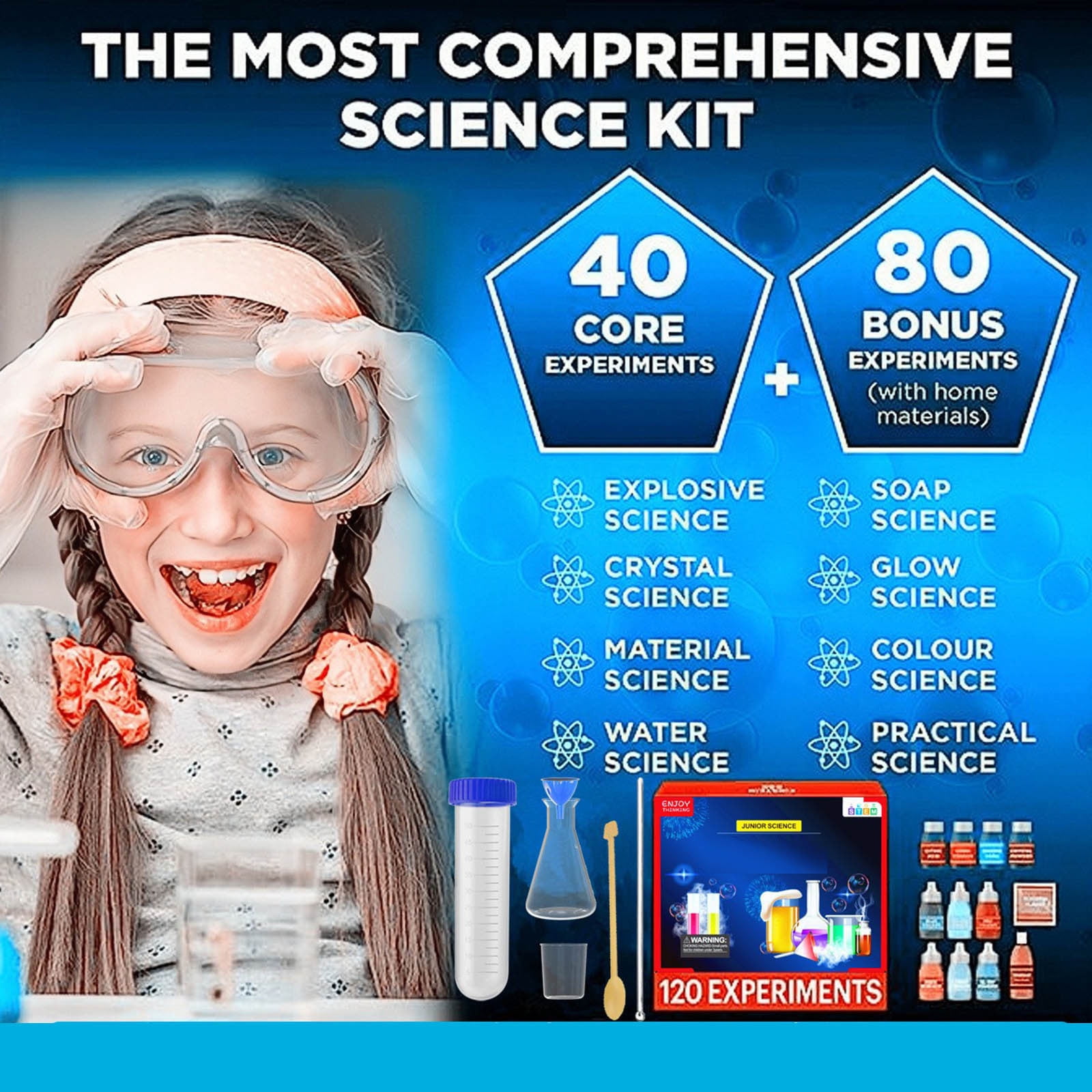 Doctor Jupiter My First Science Kit for Kids Ages 4-5-6-7-8| Birthday ...