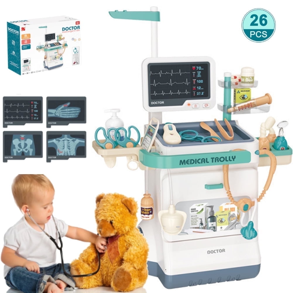Doctor Kit for Toy, 47Pcs Pretend Medical Station Toy Set for Gift ...