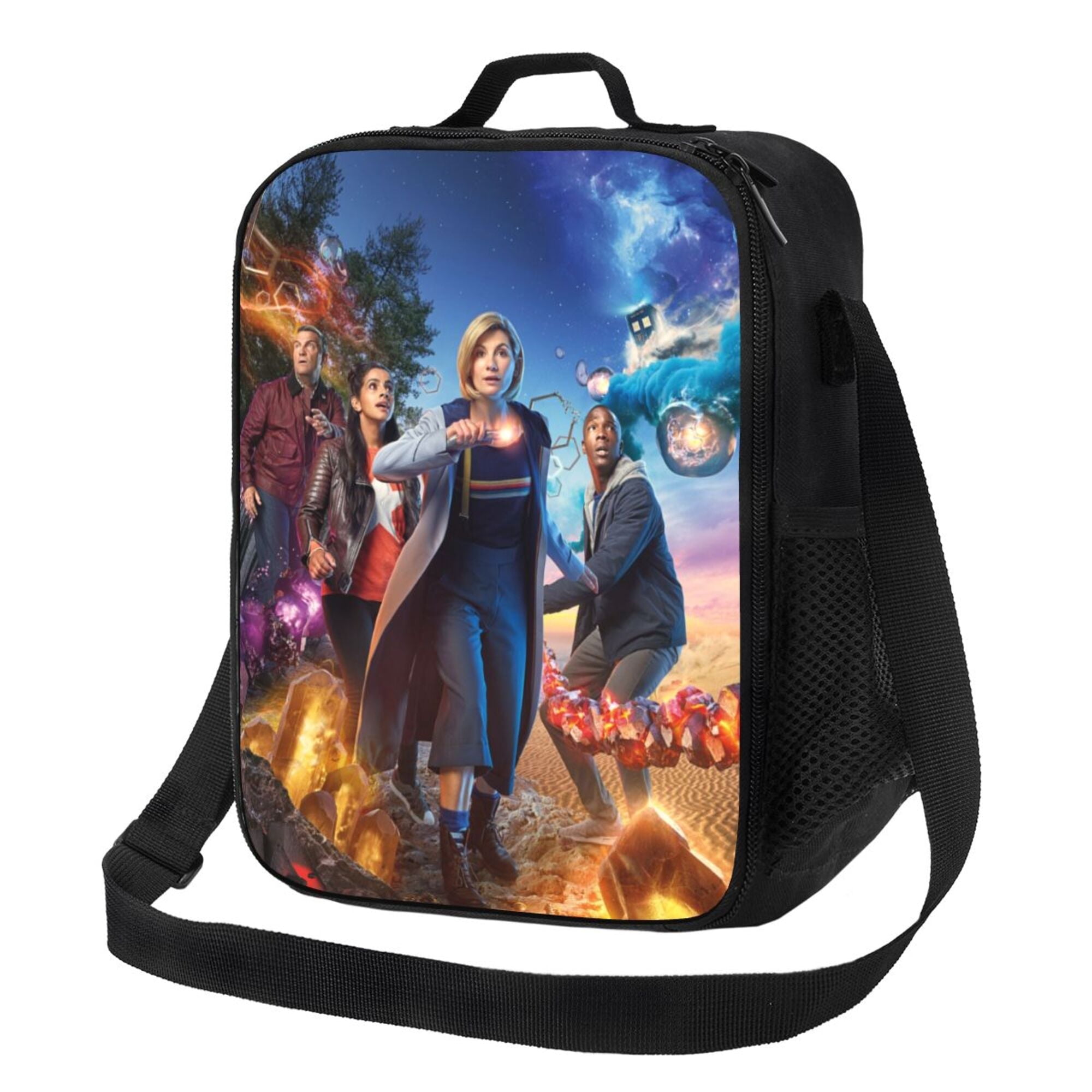 Doctor Who Lunch Bag Anime Lunch Tote Bag Reusable Insulated Lunch Box ...